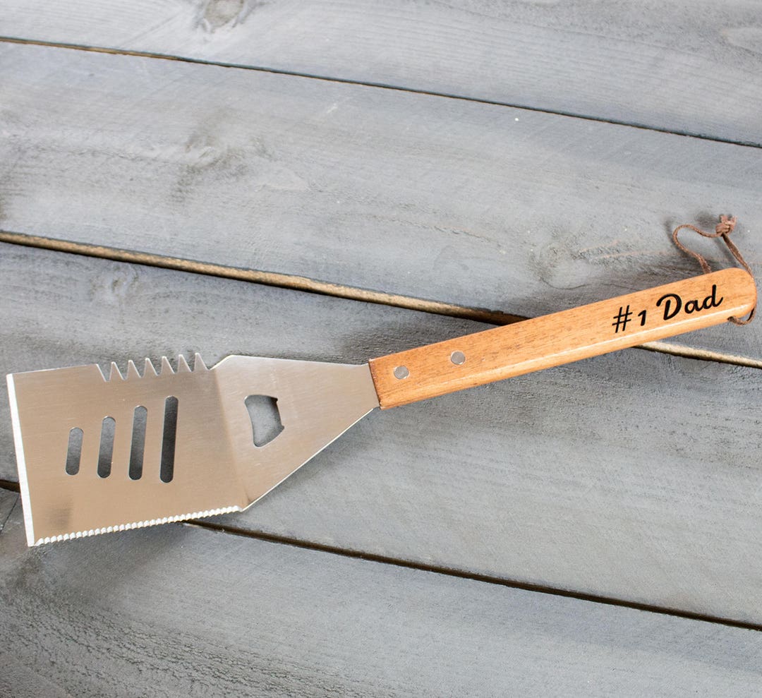 Custom Message Spatula for Dad - Engraved Spatula With Custom Text ...