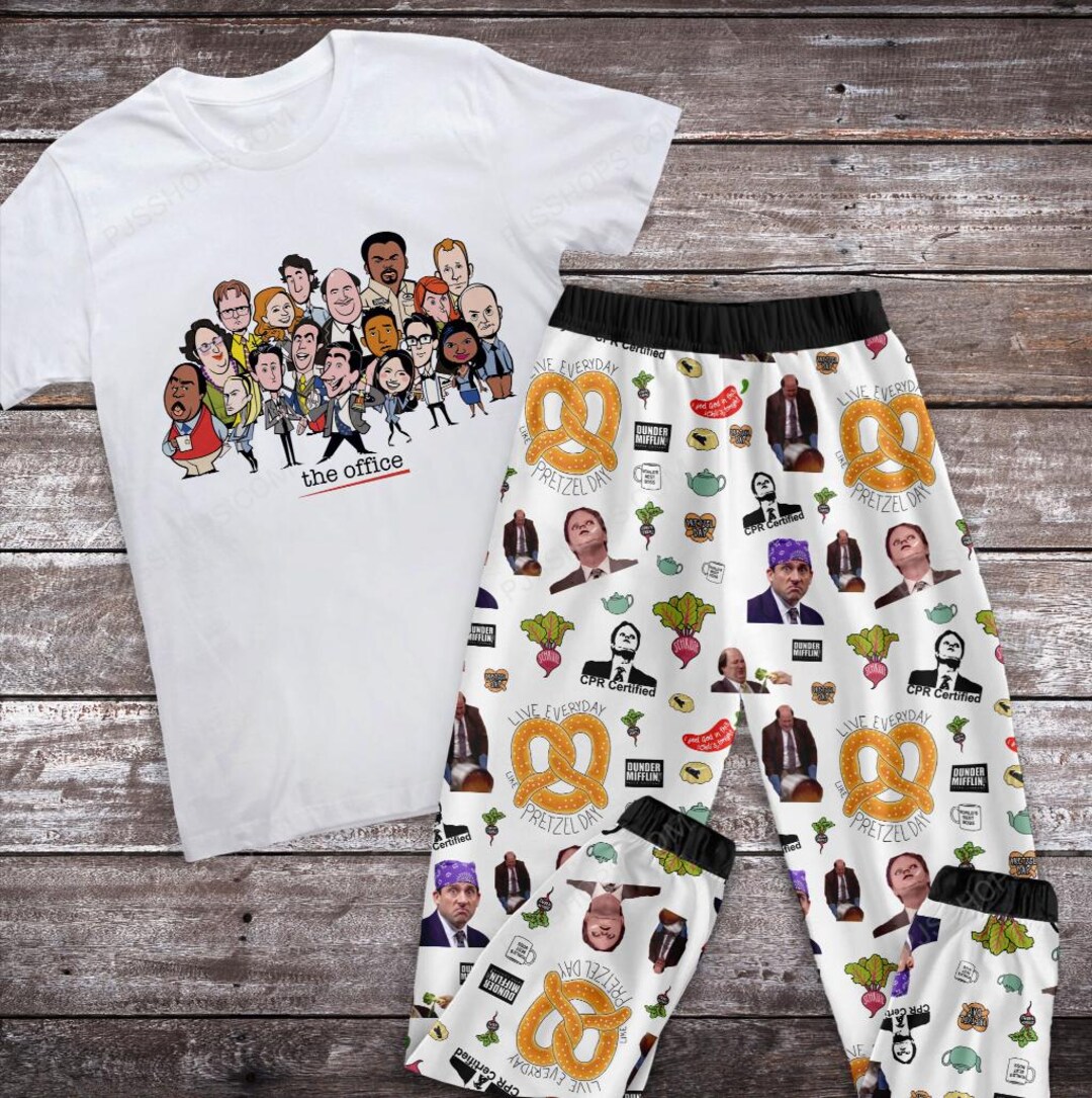The Office Christmas Pajamas Set, the Office Personalized Family ...