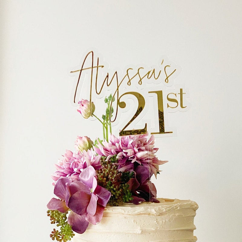 21st Cake Topper - Etsy Australia