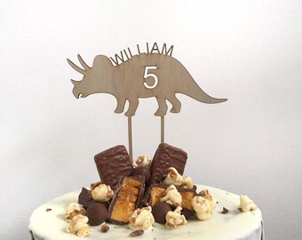 Dinosaur cake topper | Etsy