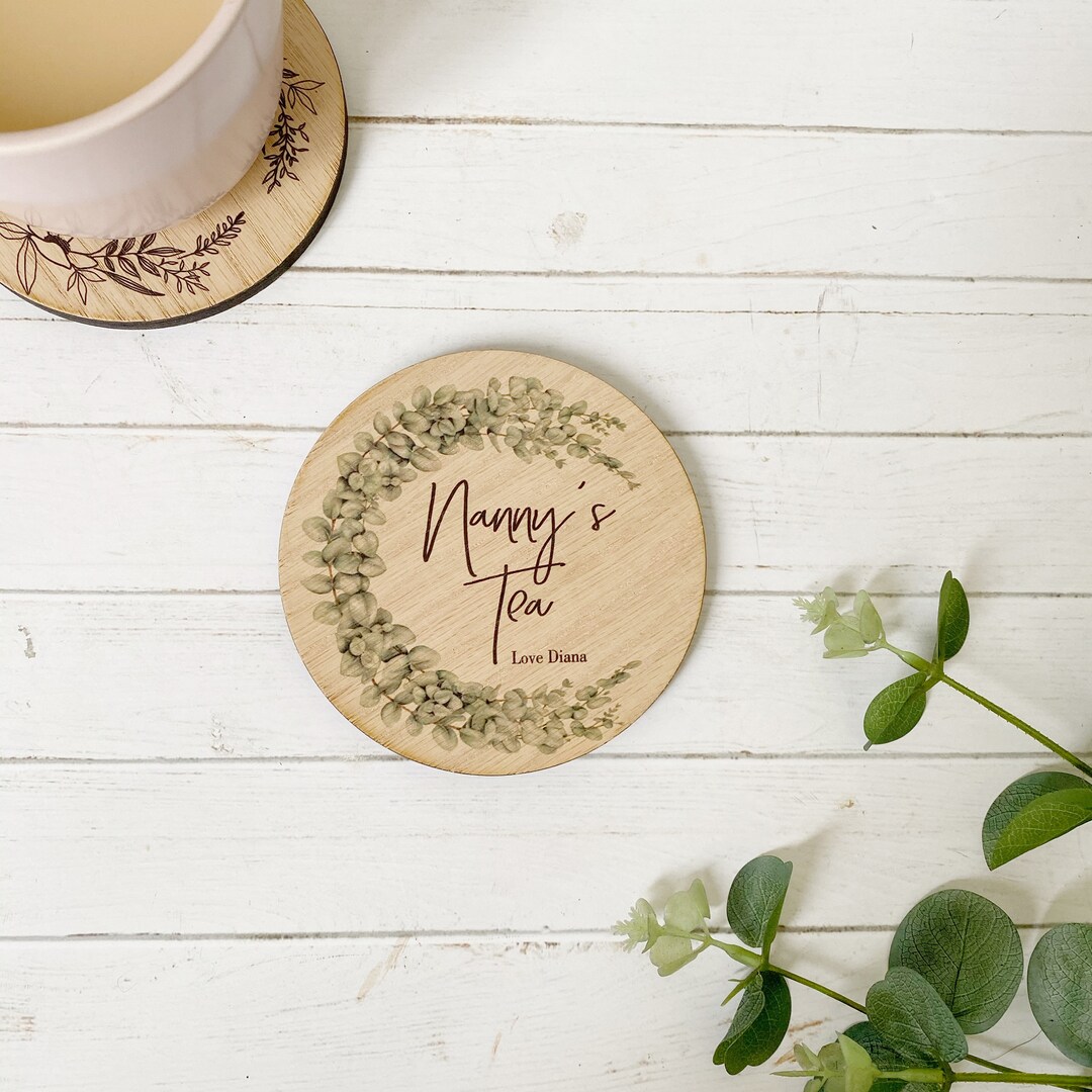 Mothers Day Gift Mothers Day Wood Coaster Nanas Home - Etsy