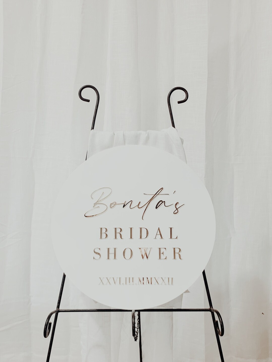 Bridal Shower Welcome Sign Round Acrylic Sign Circle Hens Etsy Australia