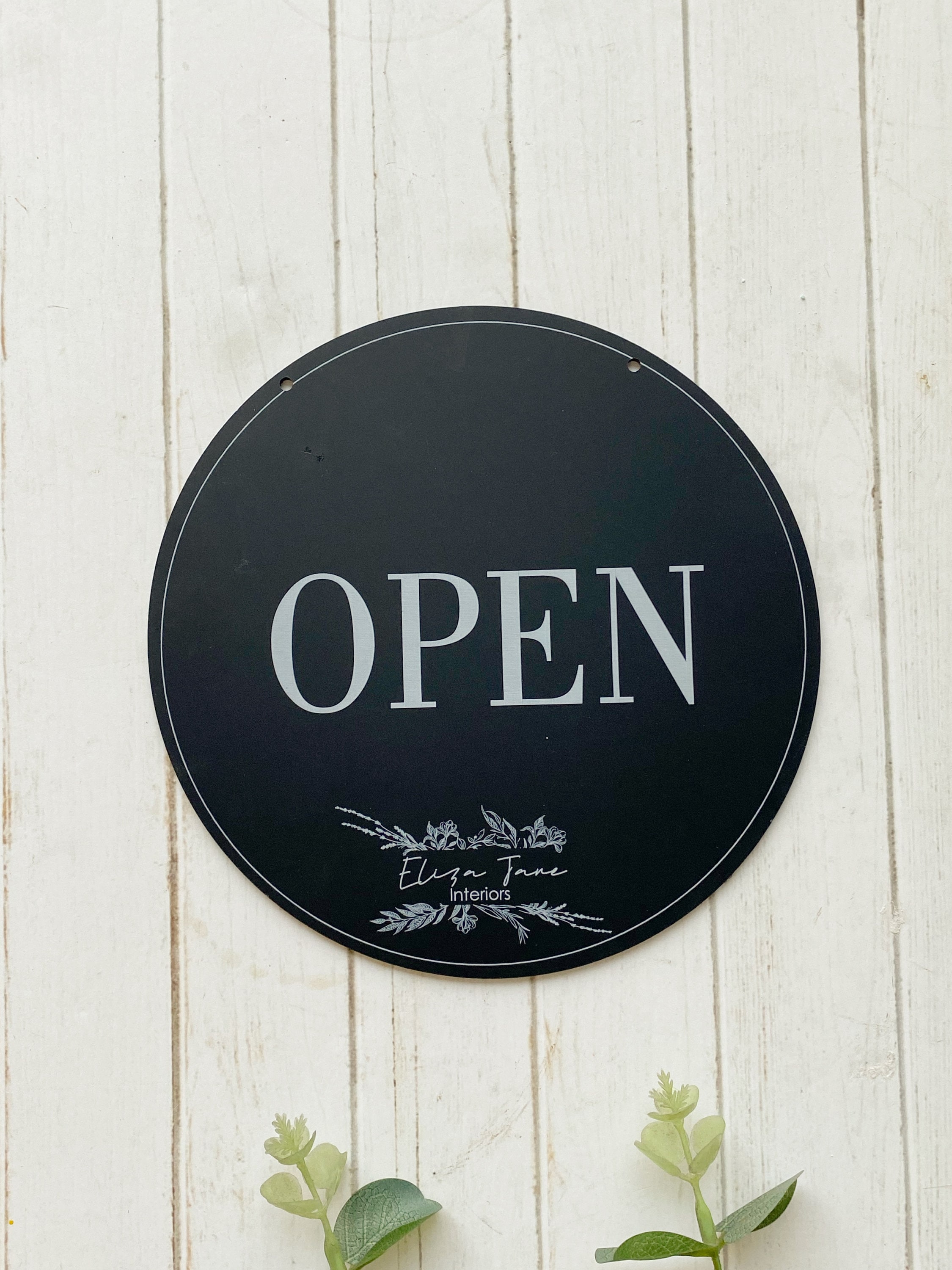 Home & Living Small shop sign Coffee shop sign Wooden business sign ...