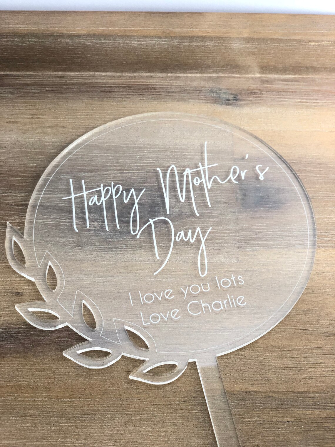 Mothers Day Gift Personalised Planter Stick Plant Pot | Etsy