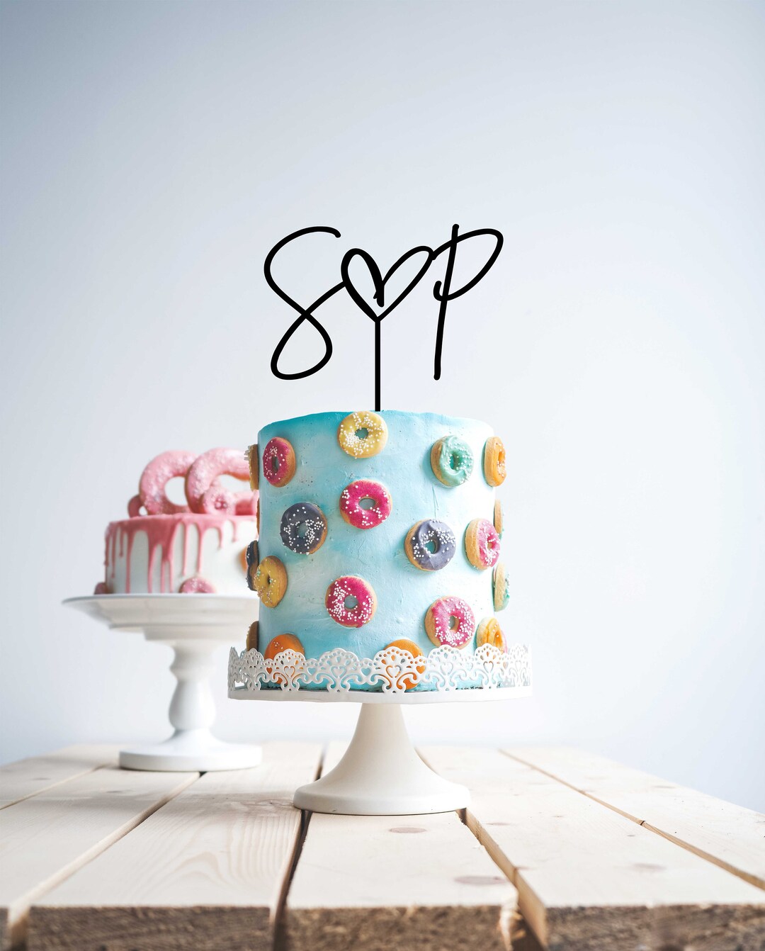 Personalised Wedding Cake Topper Custom Initials Custom Wedding Cake ...