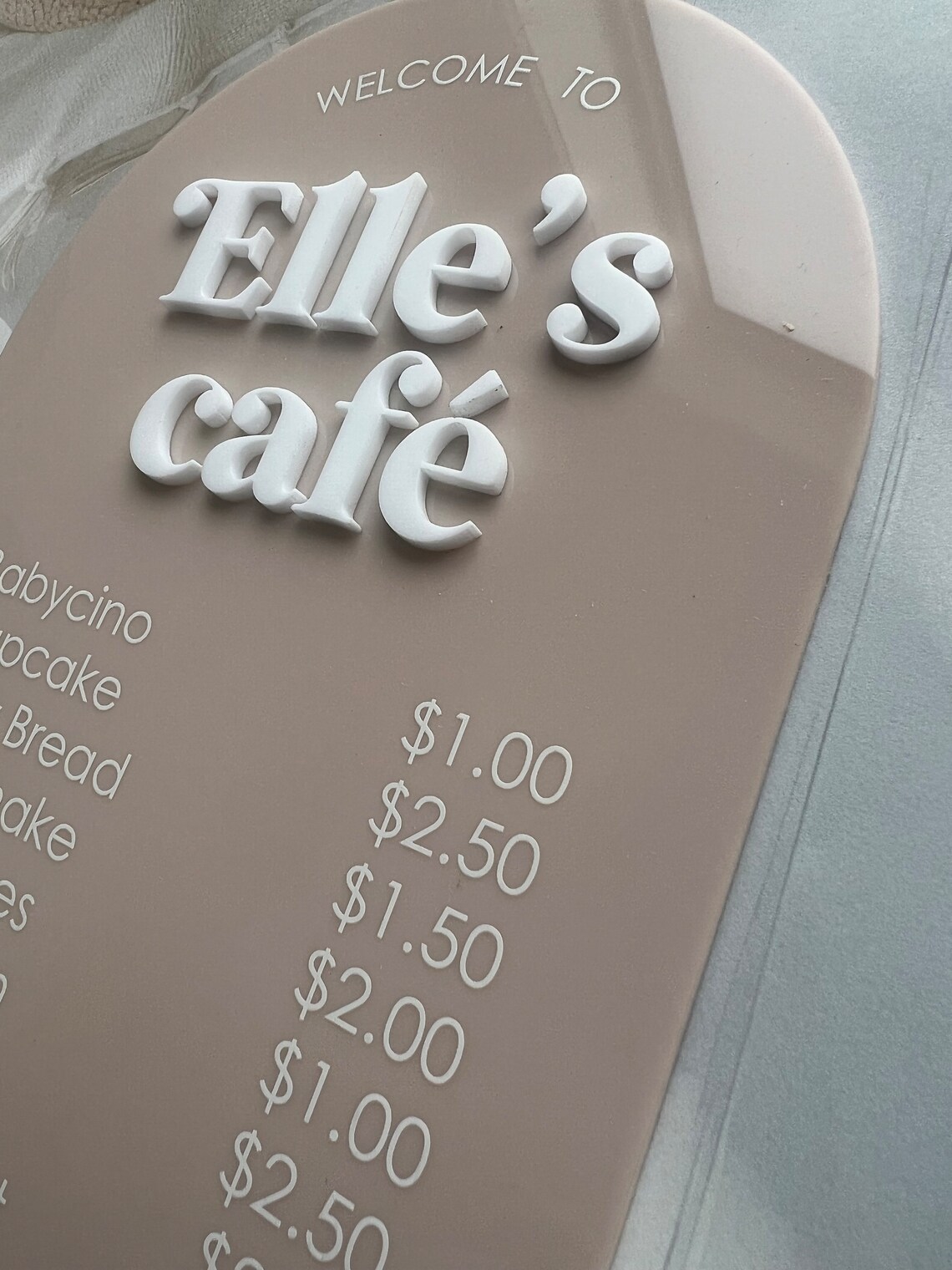 Kids Play Cafe Menu | Playroom Decor | Montessori Play | Mud Kitchen ...
