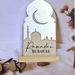 Temple Eid Decor Ramadan Moon Sign Ramadan Mubarak Decorations Eid ...