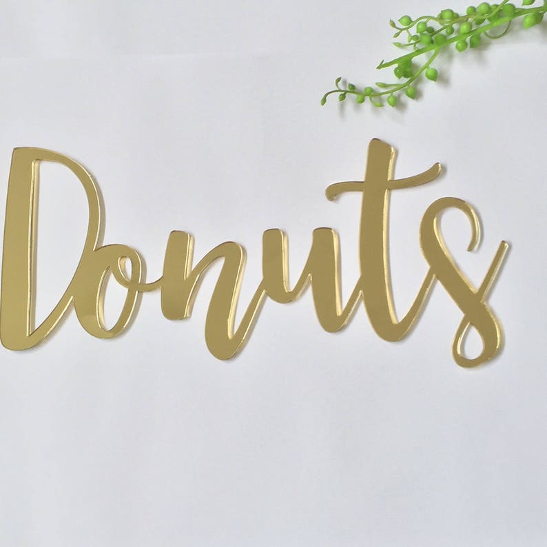 Donuts Wall Sign Wedding and Party Decor Donut Bar Hanging - Etsy
