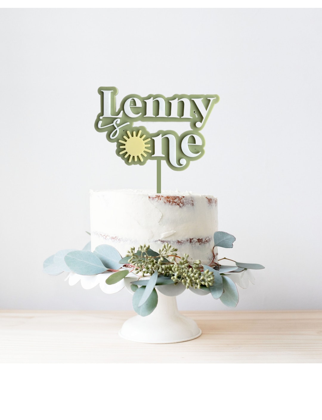 First Birthday Cake Topper| | One Topper | Two Topper | One ...