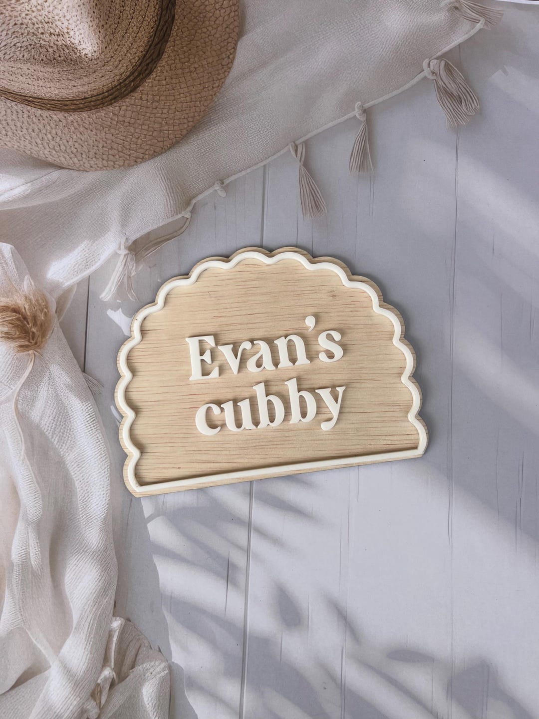 Kids Cubby House Sign Playroom Decor Montessori Play Cubby Play House ...