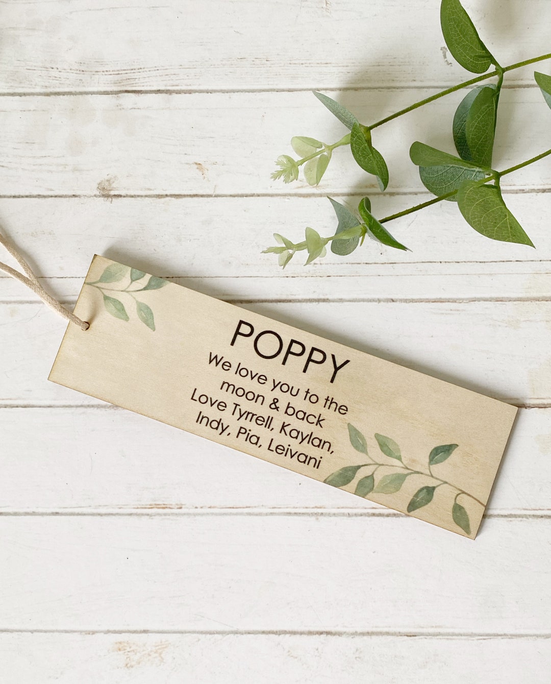 Father's Day Gift Personalised Bookmark Custom Best Grandpa Ever ...