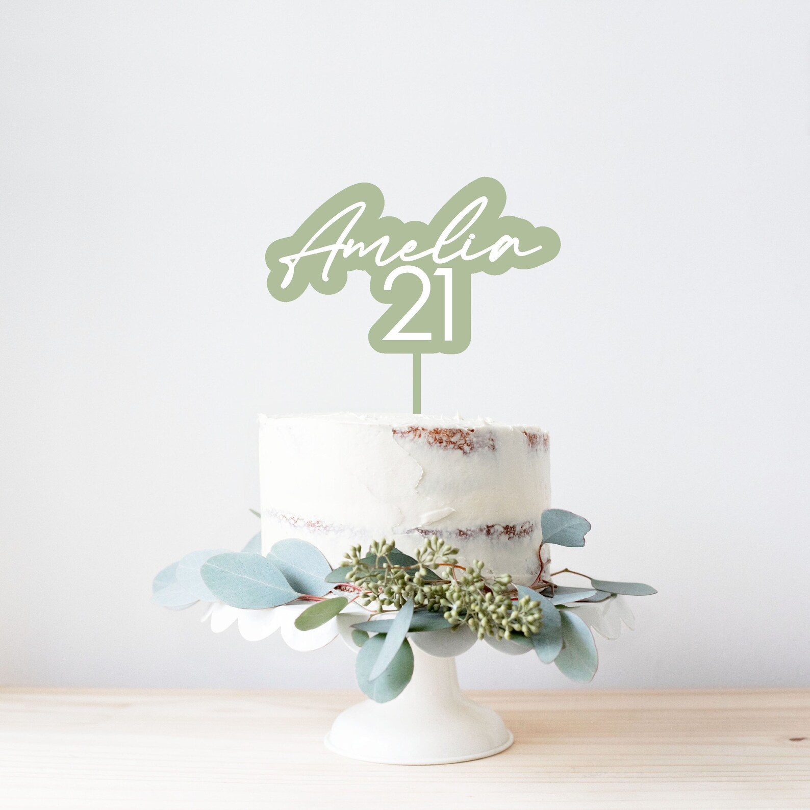 Personalised 21 Cake Topper Cake Topper Cake Cake Topper - Etsy Australia