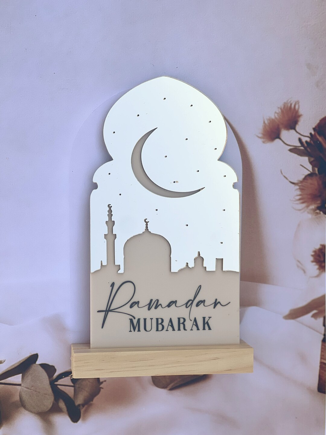 Temple Eid Decor Ramadan Moon Sign Ramadan Mubarak Decorations Eid ...