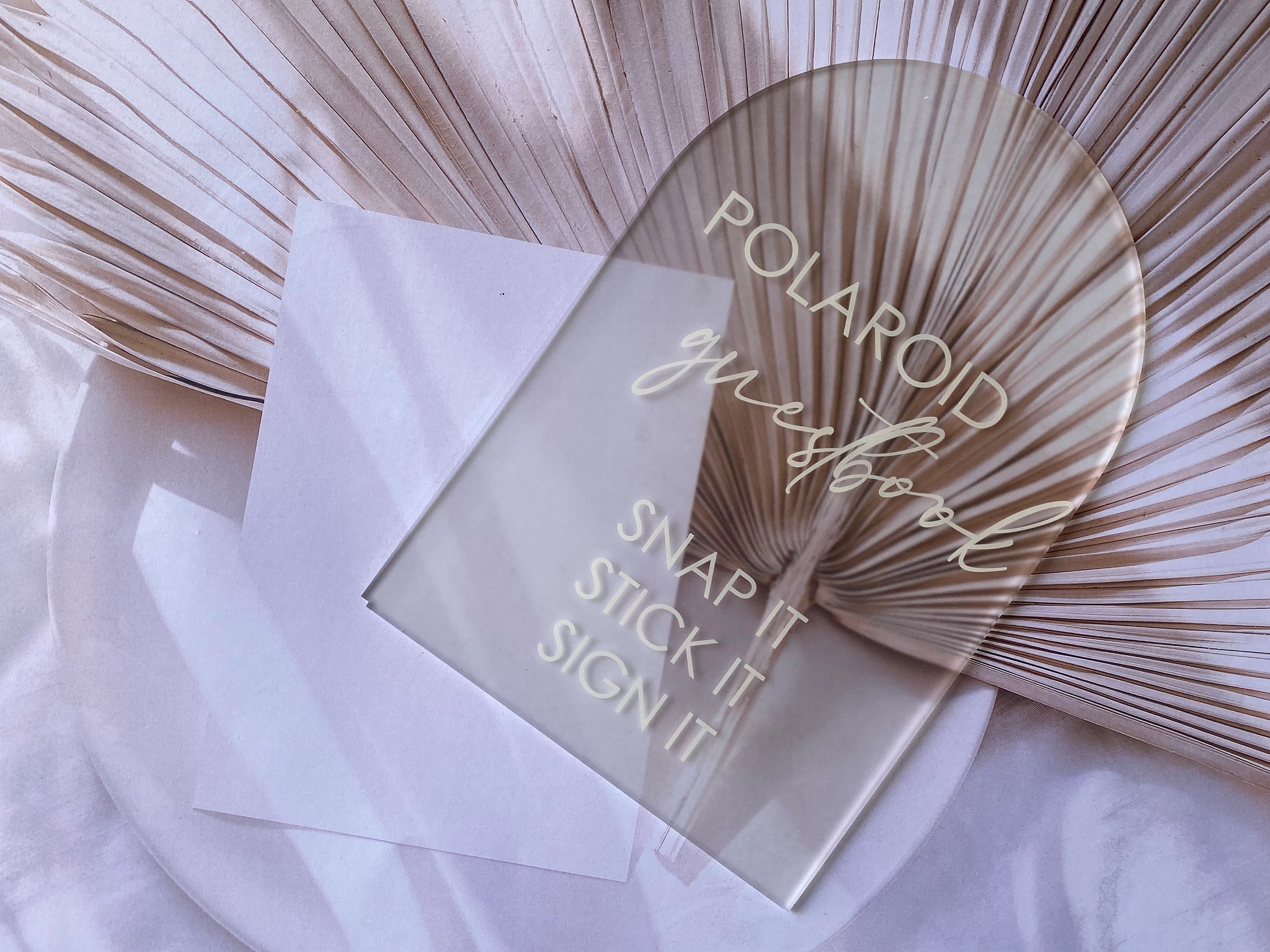 Photo Guest Book Sign | Cards and Gifts | Acrylic Wedding Sign | Sign ...