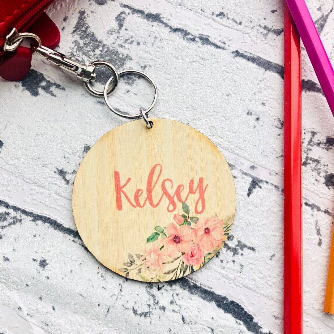 Bag Tag School Bag Tag Laser Cut Wood School Bag Tag - Etsy