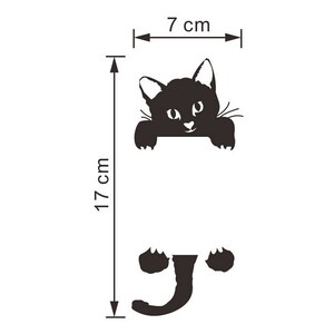 Little Black Cat Light Switch Sticker AW2016 Removable - Etsy