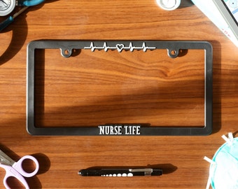 RN Nurse Custom License Plate Personalized License Plate - Etsy