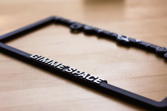 Nasa License Plate Frame