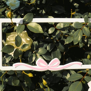 Pink Bow License Plate Frame for Women – Cute Car Accessories, Girly ...