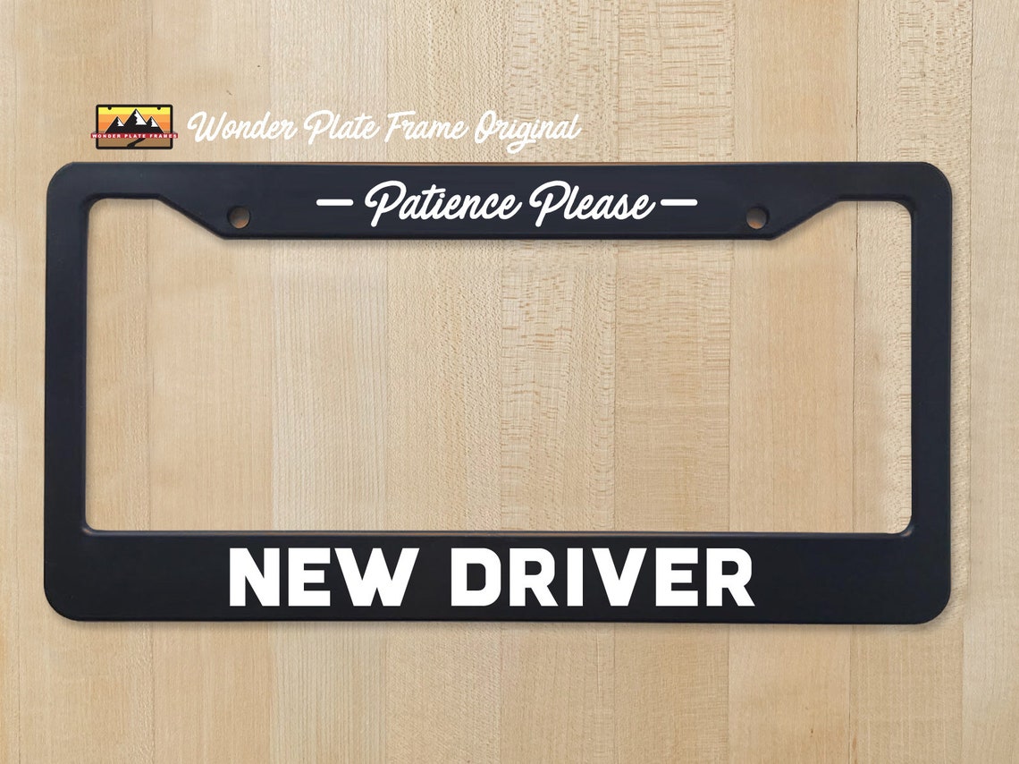 New Driver Plate Frame Great Gift to Support Your New Driver | Etsy