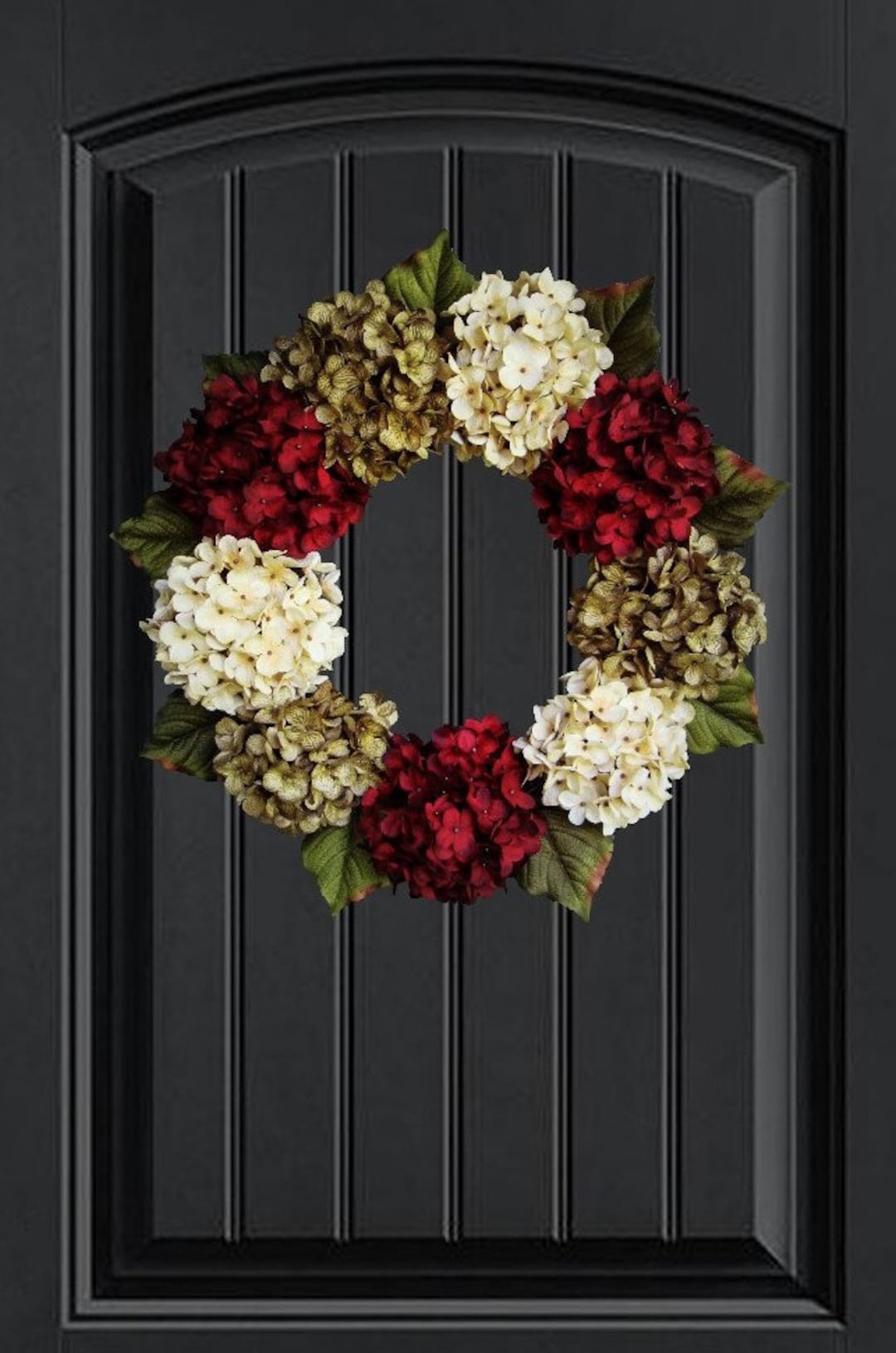 Beautiful Hydrangea Wreath | Wreaths | Door Wreath | Fall Decor ...