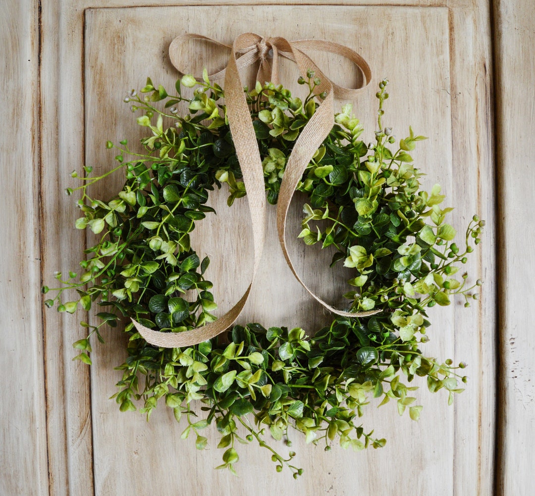 Farmhouse Eucalyptus Wreath | Farmhouse Decor - Etsy