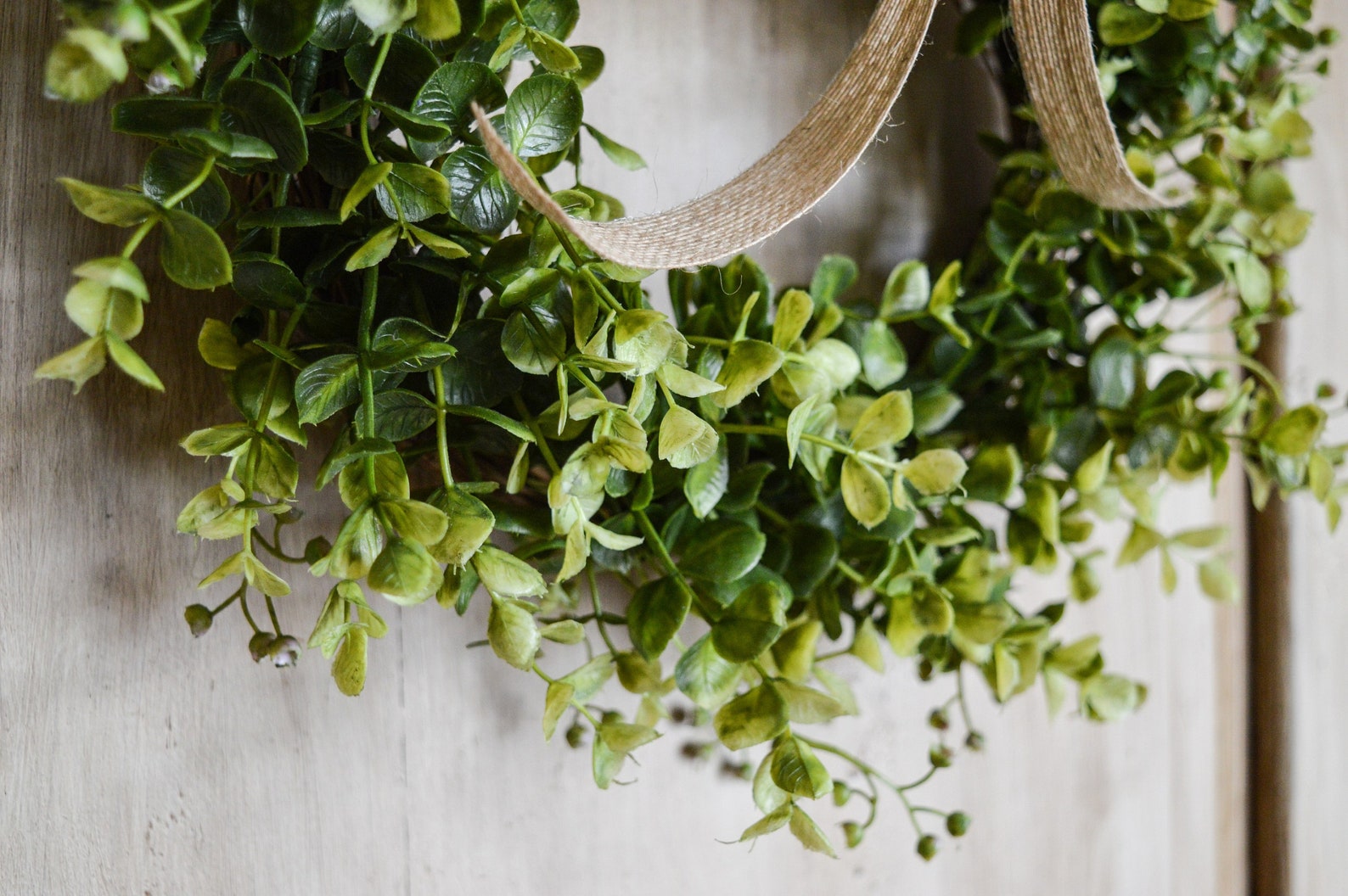 Farmhouse Eucalyptus Wreath Farmhouse Decor - Etsy