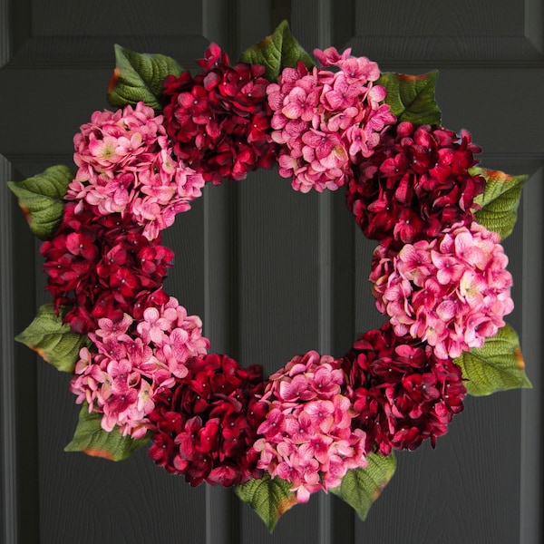 Pink Wreath - Etsy