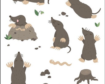 Mole Svg File | Etsy