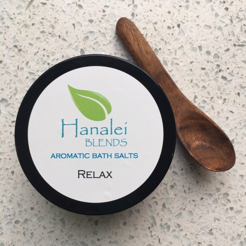 Relax Aromatherapy Bath Salts, Essential Oil Bath Salts, Stress Relief ...