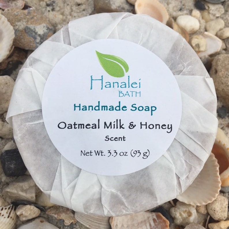 Oatmeal Milk And Honey Soap Cold Process Soap Palm Oil Free Soap Etsy