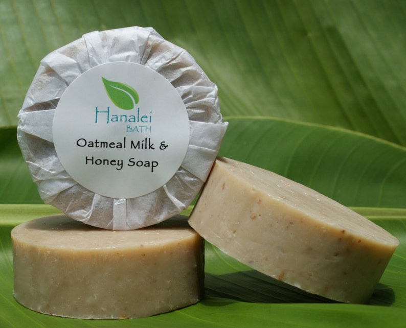 Oatmeal Milk And Honey Soap Cold Process Soap Palm Oil Free Soap Etsy