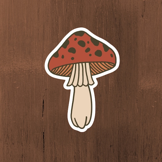 Mushroom Sticker - Etsy