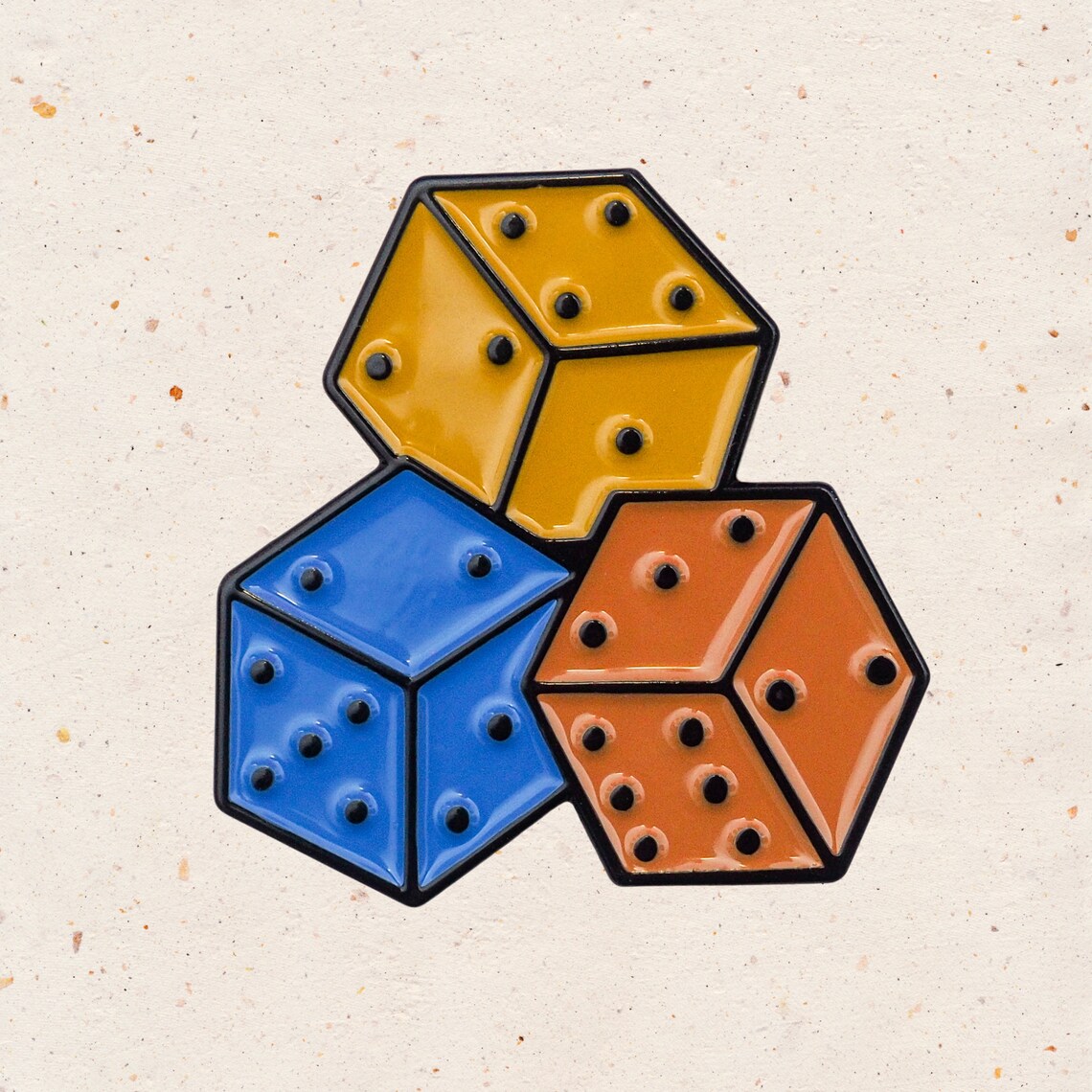Primary Dice Pin - Etsy