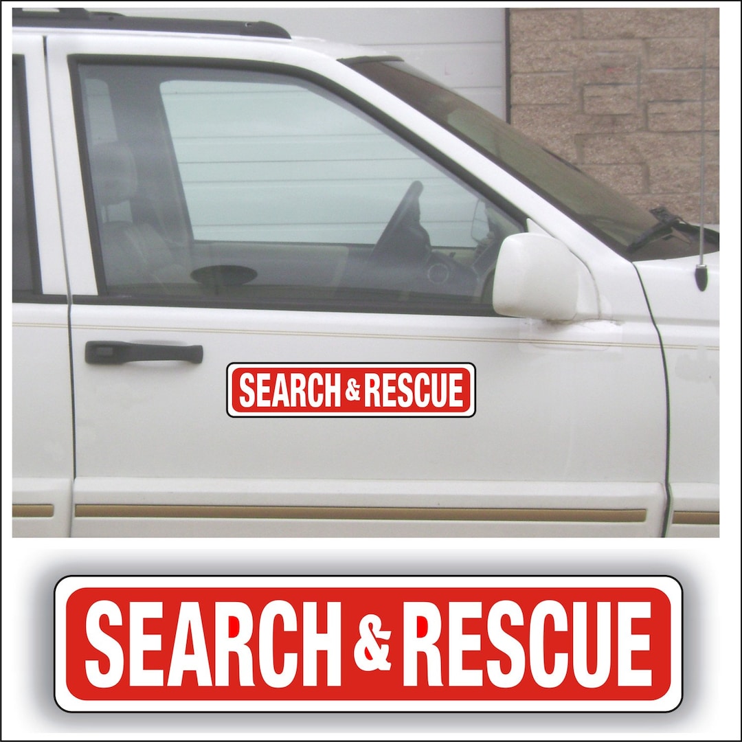 Magnet Magnetic Sign Search & Rescue for First Responder Police Fire ...