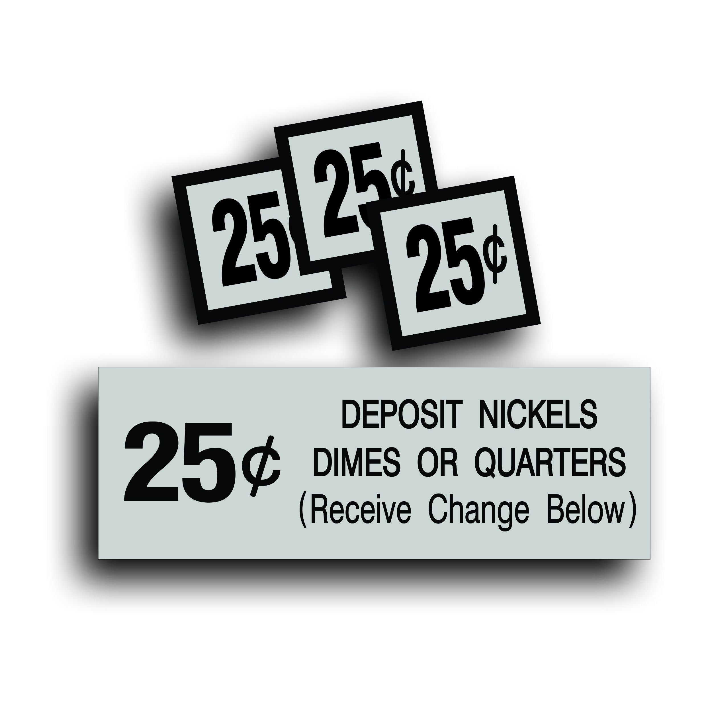 Vending Machine Restore Decal Sticker Fits Vendo. Coin Slot Change ...