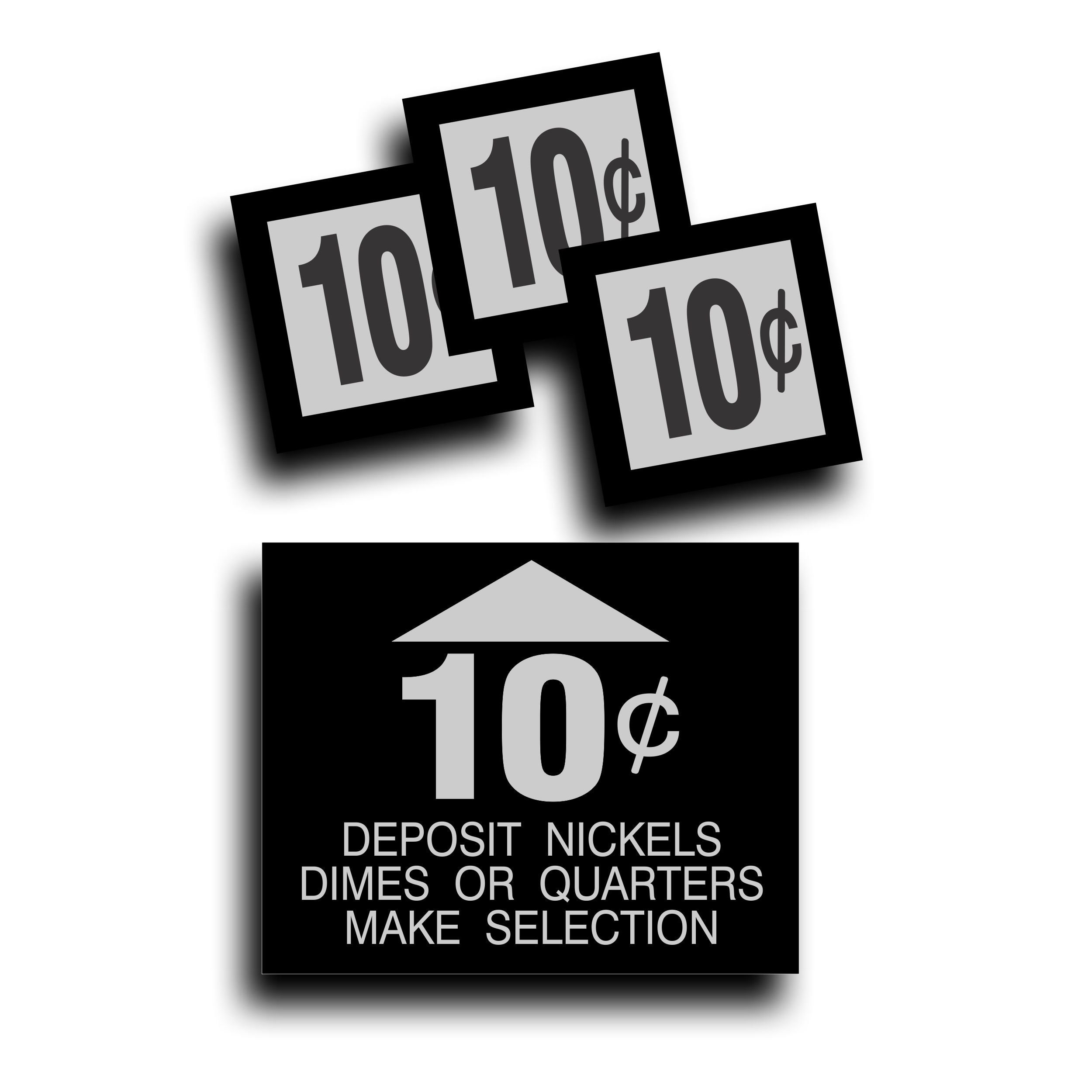 Vending Machine Restore Decal Sticker Fits Vending Cavalier. Coin Slot ...