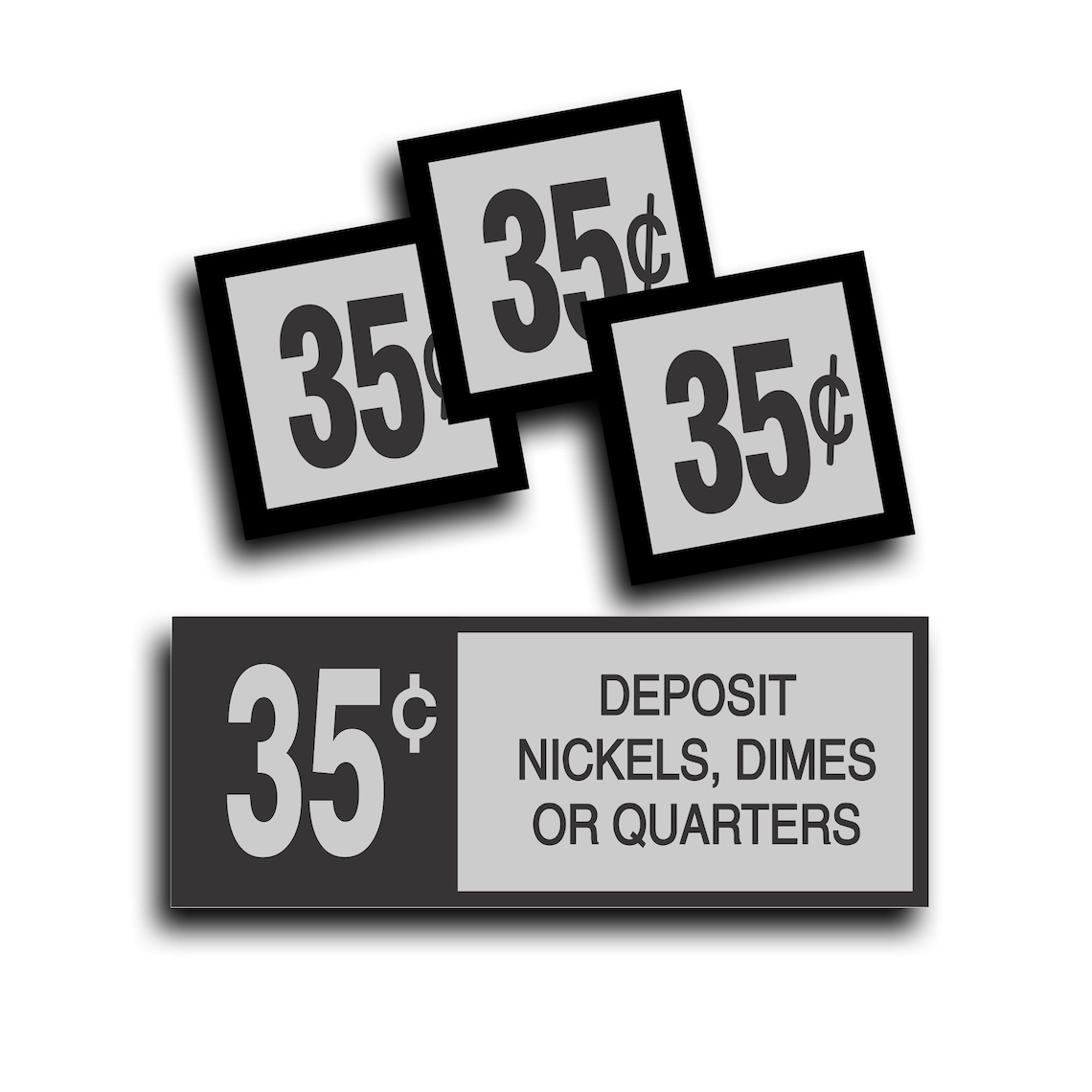 Vending Machine Restore Decal Sticker Fits Vendo H63A Coin Change Slot ...