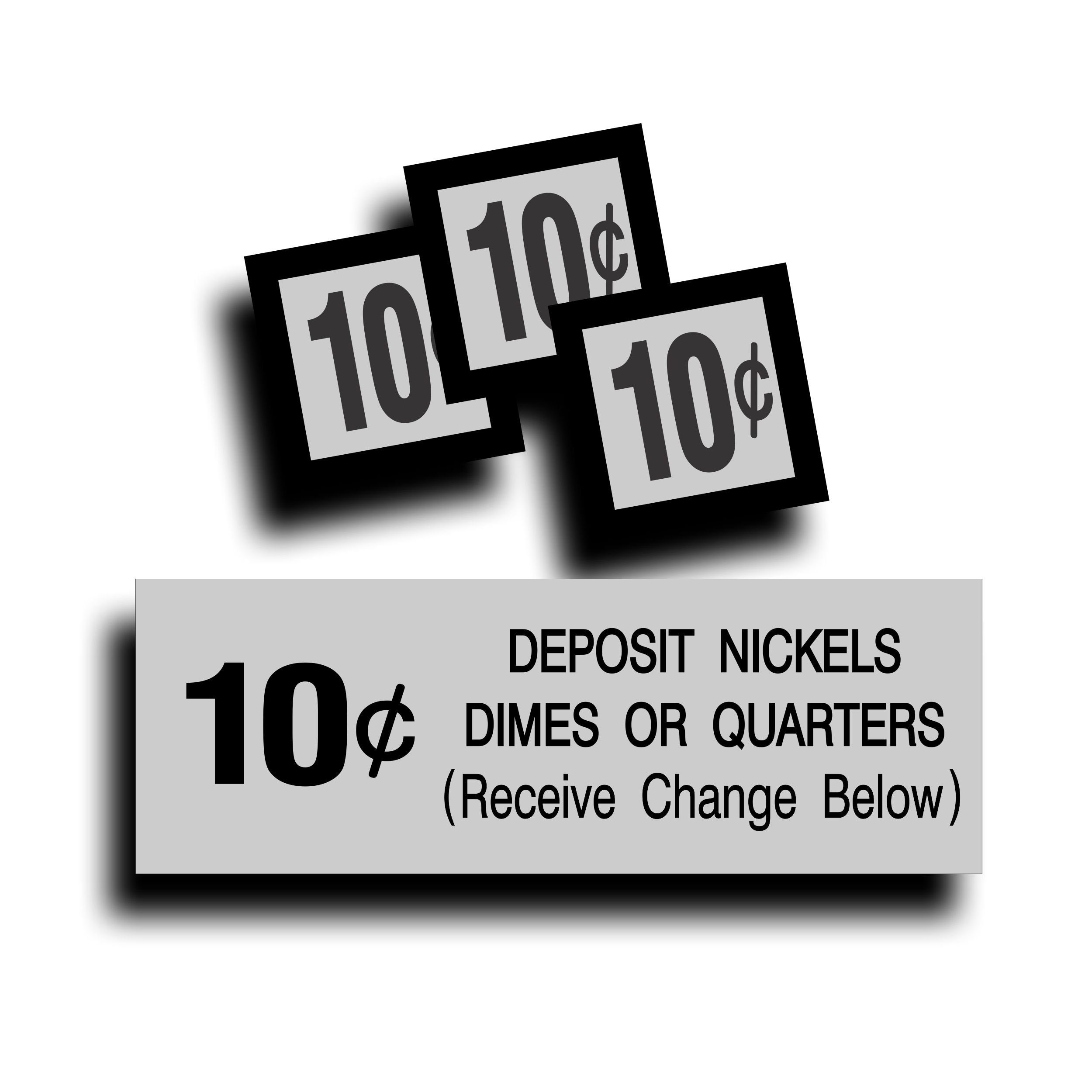 Vending Machine Restore Decal Sticker Fits Vendo. Coin Slot Change ...