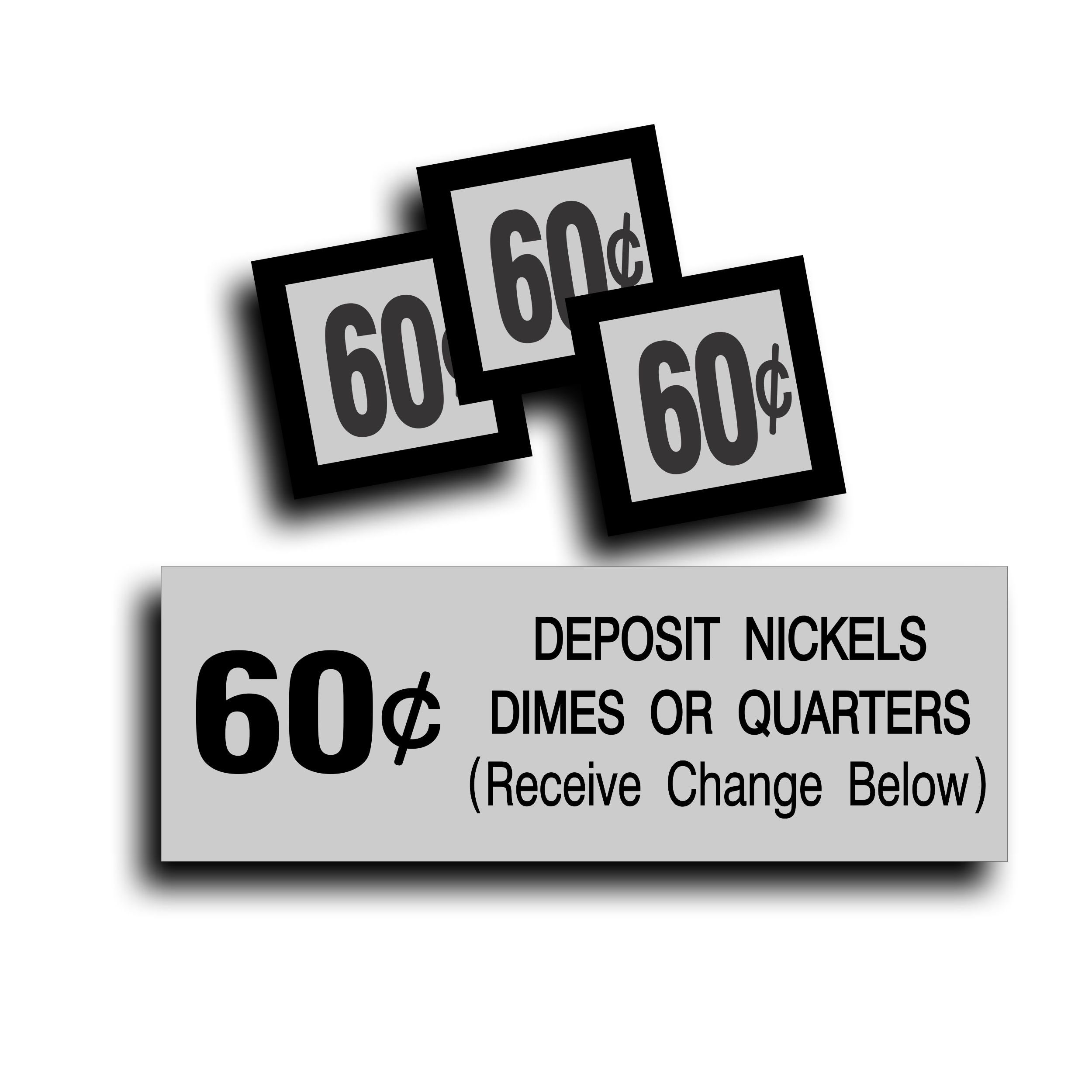 Vending Machine Restore Decal Sticker Fits Vendo. Coin Slot Change ...