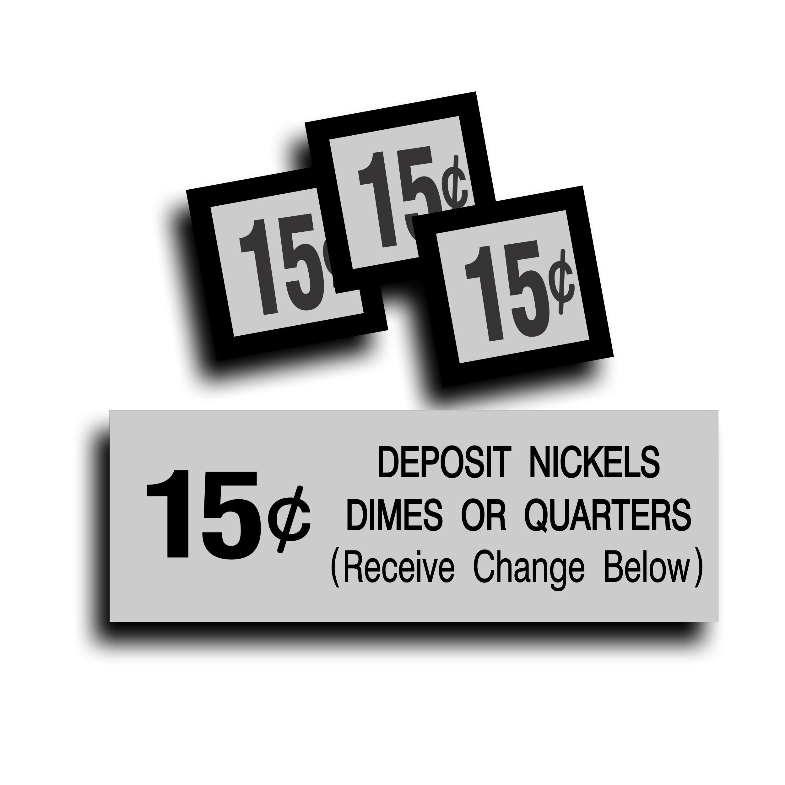 Vending Machine Restore Decal Sticker Fits Vendo. Coin Slot Change ...