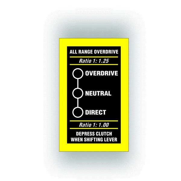 Jeep Shift Pattern Sticker - Etsy