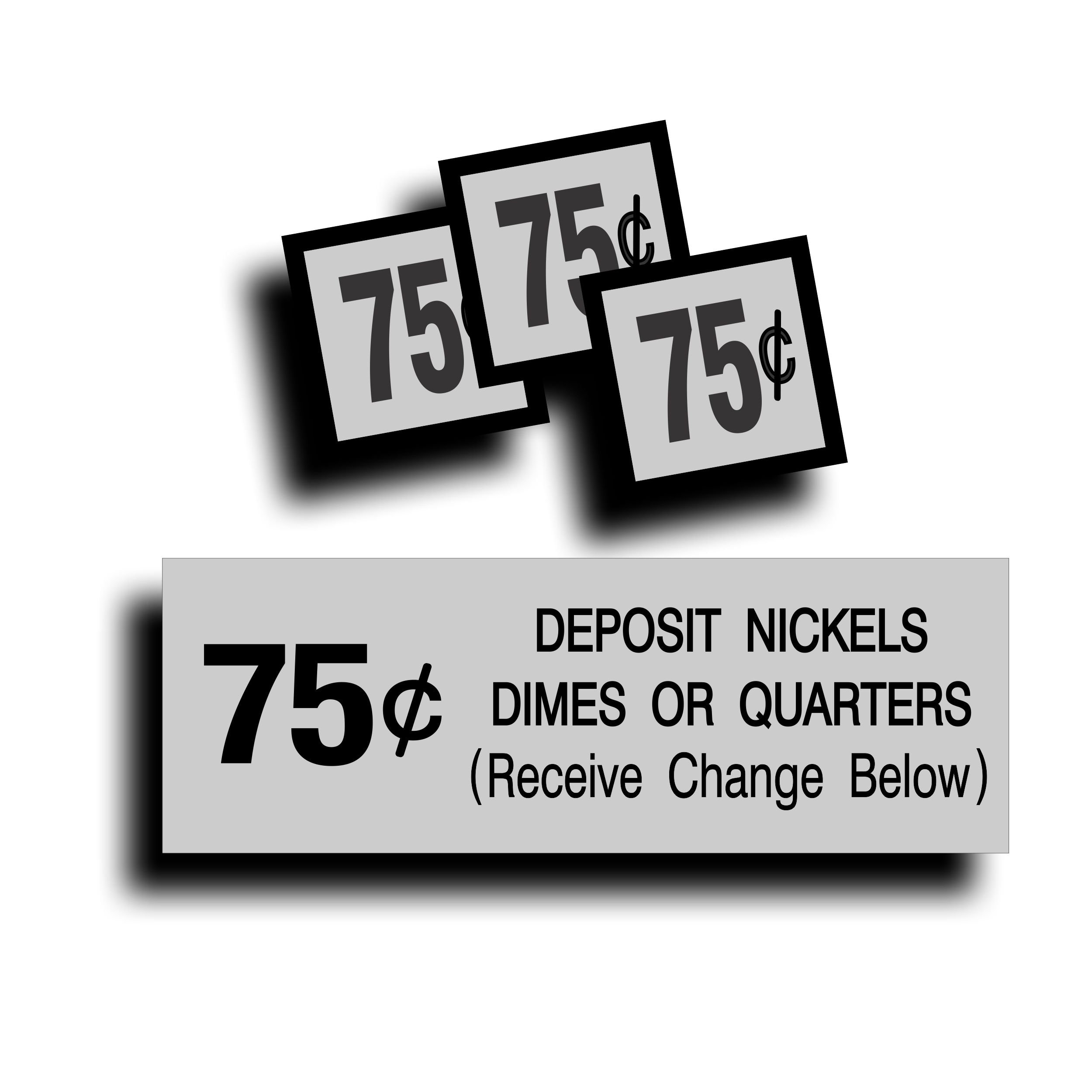 Vending Machine Restore Decal Sticker Fits Vendo. Coin Slot Change ...