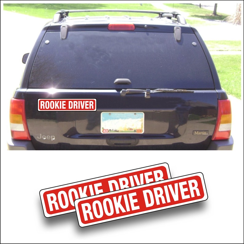 Magnet Magnetic Sign Rookie Driver for Drivers Education Student or New ...