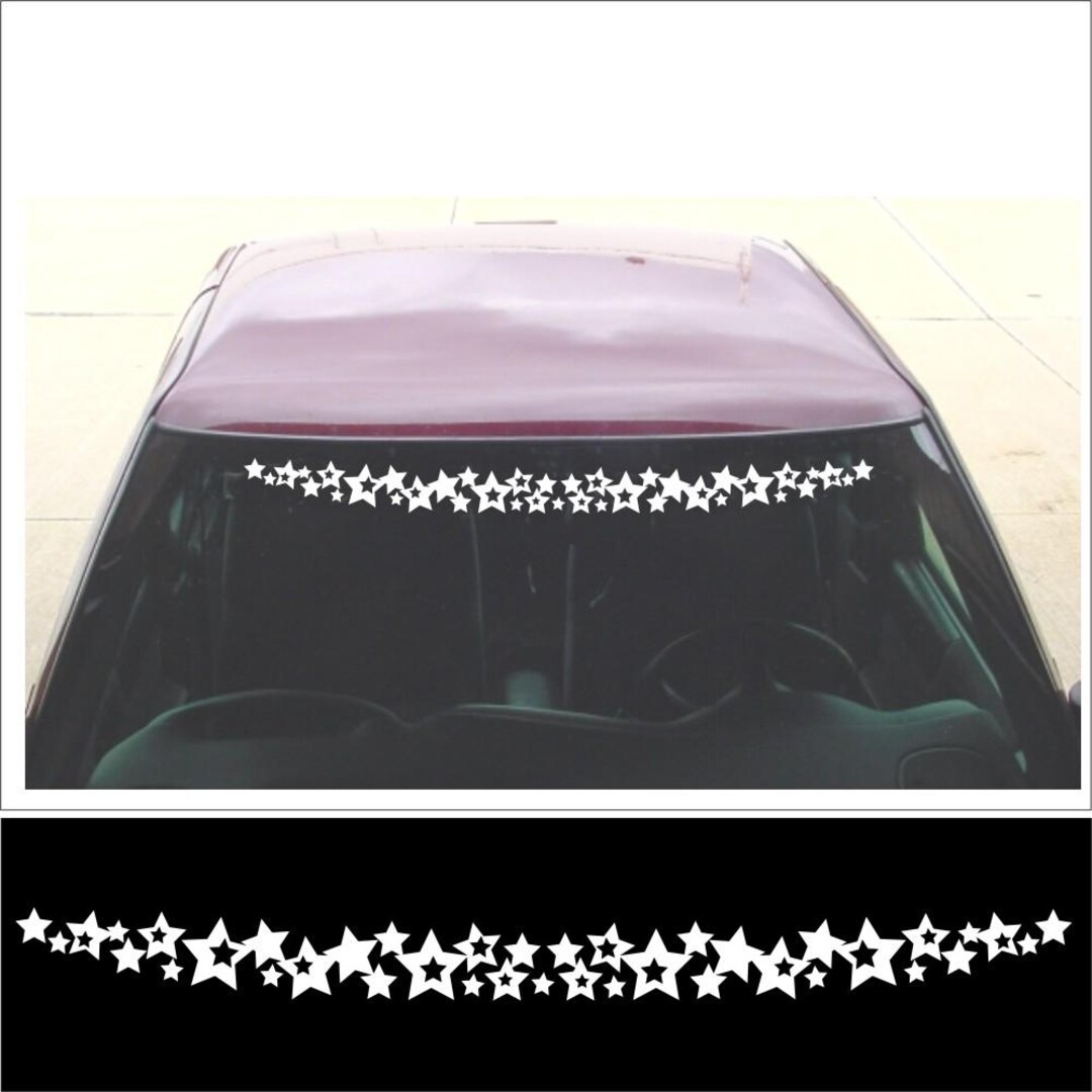 Windshield Decal Sticker Shooting Stars Fits Pickup Tuner Car Truck 4x4 ...
