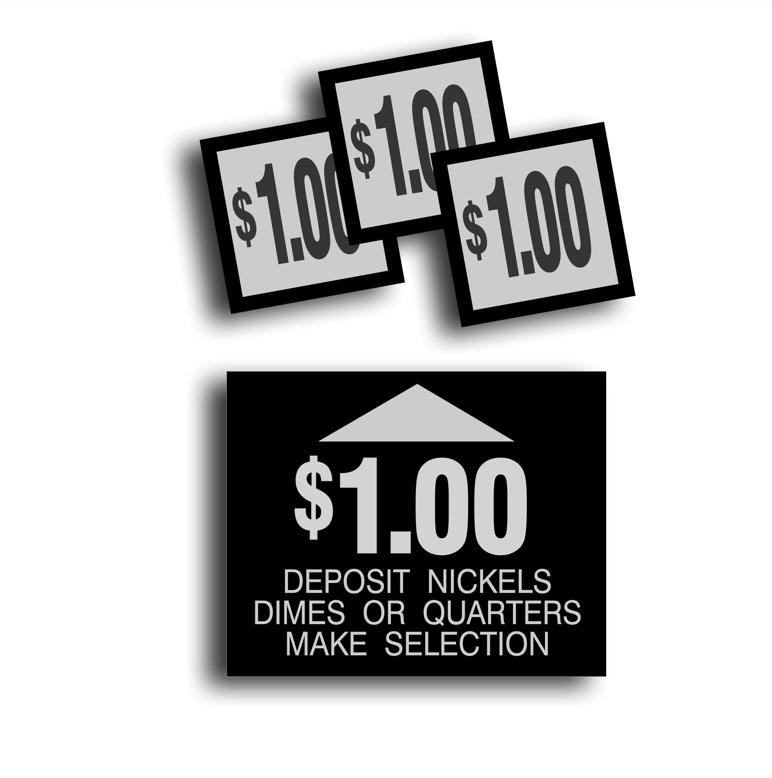 Vending Machine Restore Decal Sticker Fits Vending Cavalier. Coin Slot ...