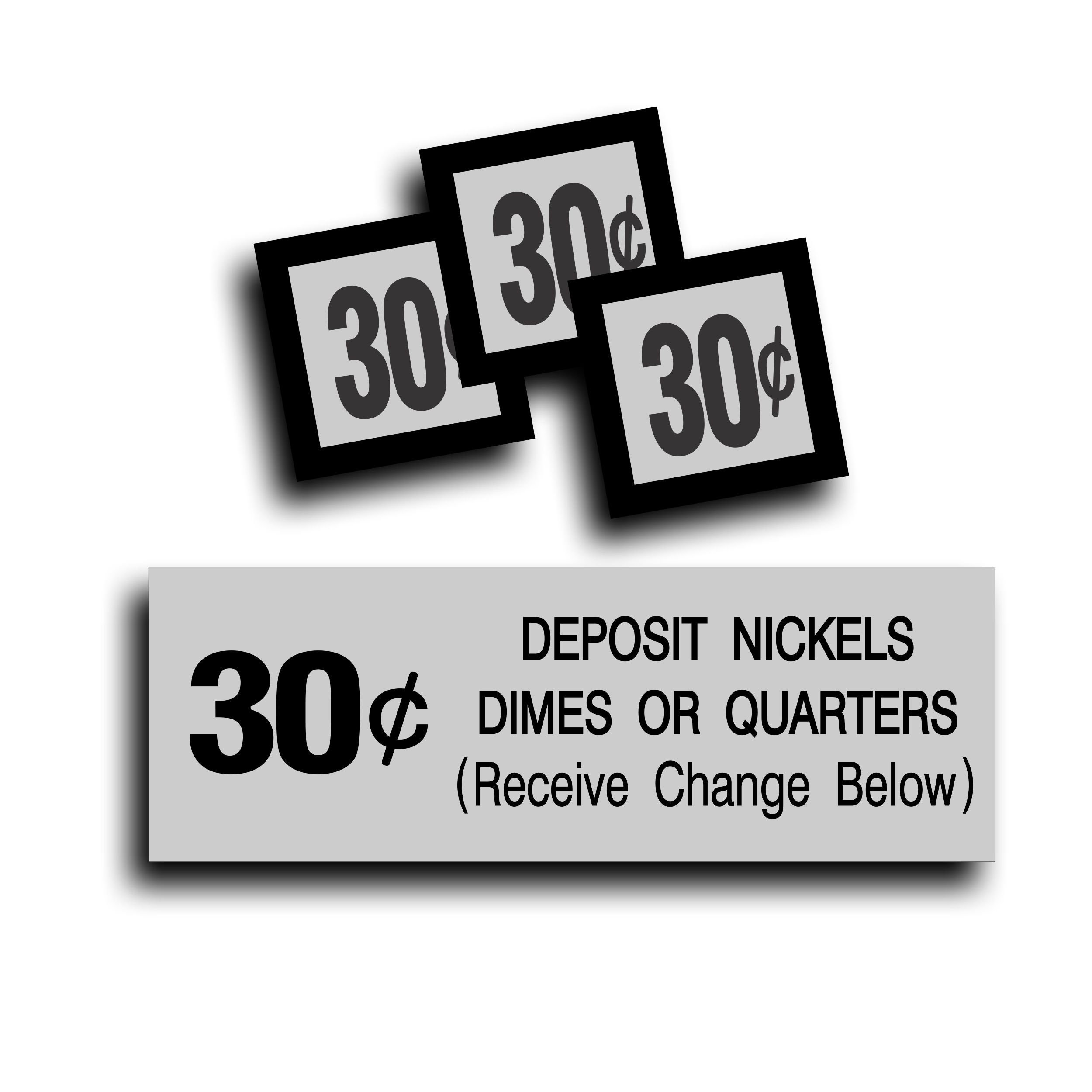 Vending Machine Restore Decal Sticker Fits Vendo. Coin Slot Change ...