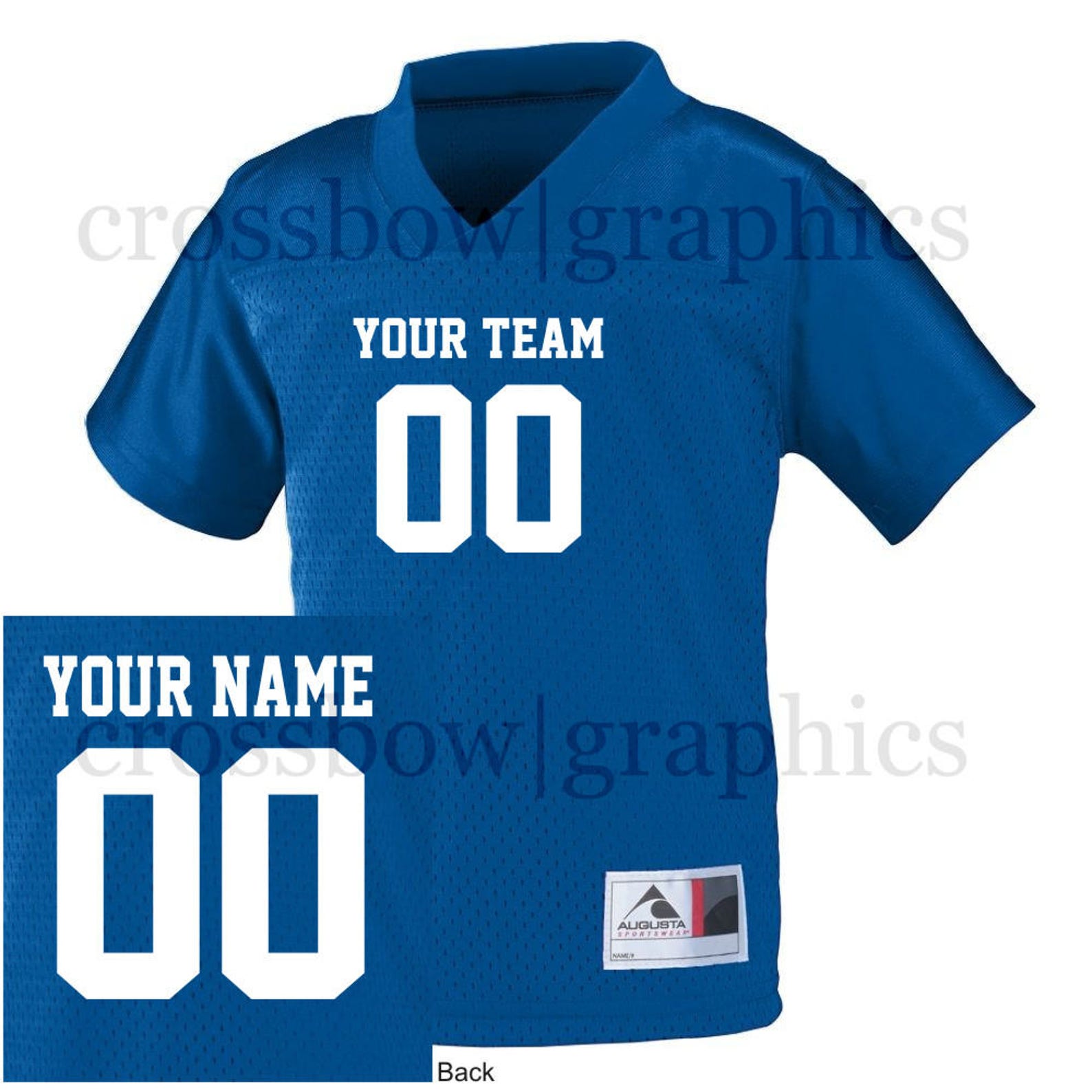 CUSTOM YOUTH Football Jersey ANY Color Personalized Numbers - Etsy