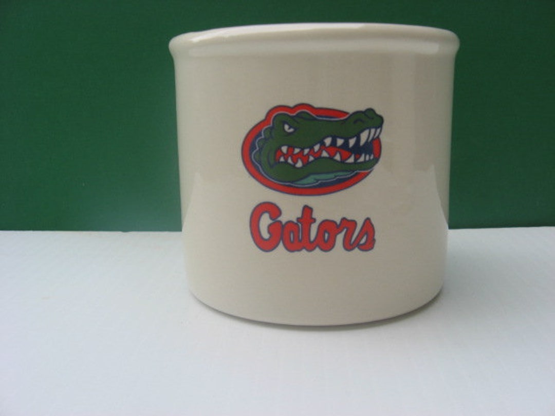 A 3 1/2 Inch Florida Gator Ceramic Planter for Window Herbs, Succulents ...