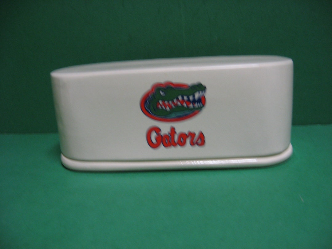 Florida Gator Ceramic Butter Dish 2 Piece Holds a Stick of Store ...